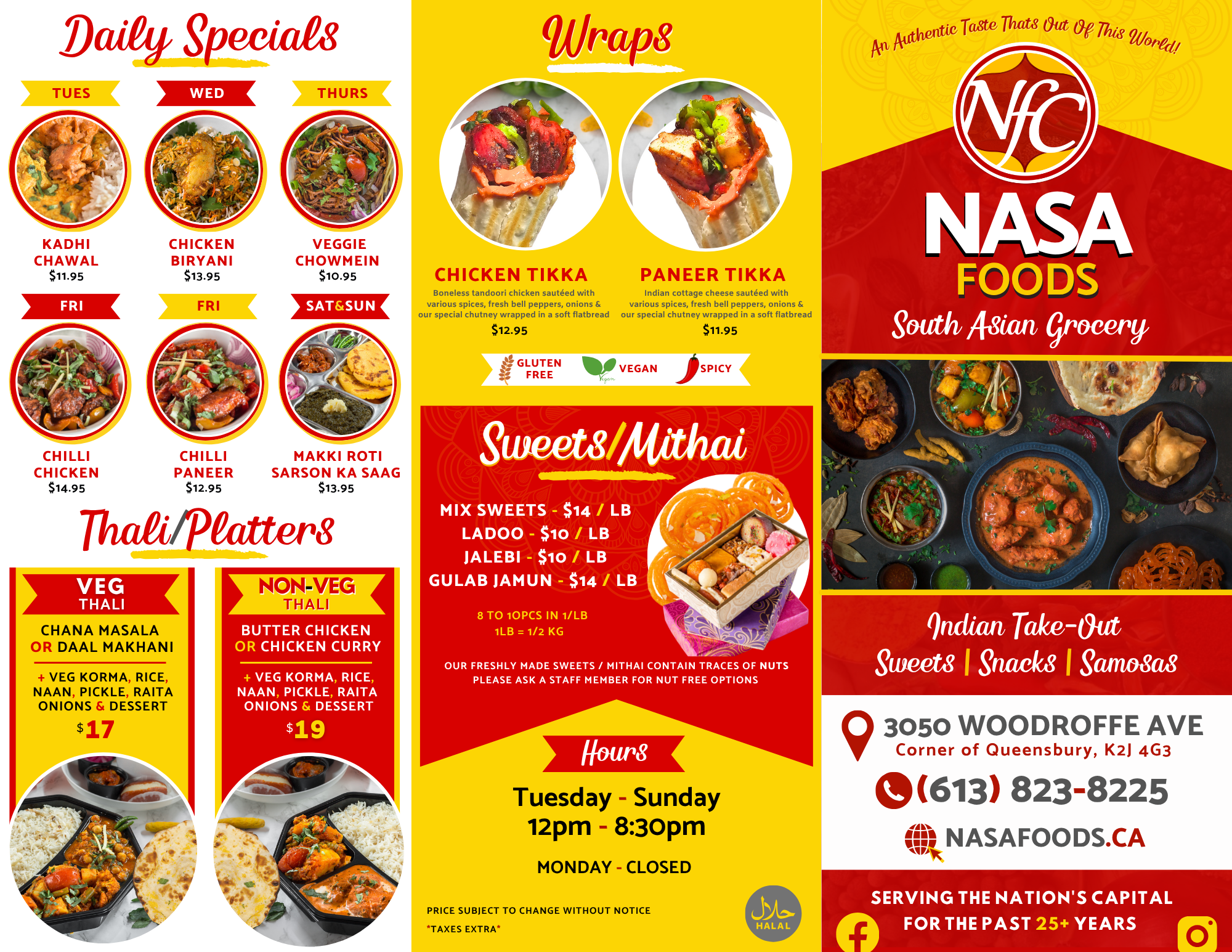 Naan Bread | NASA Foods Indian Menu — Ottawa